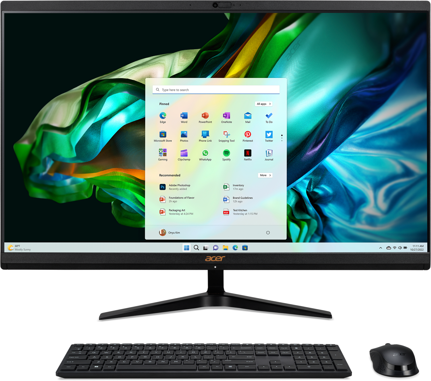 Моноблок Acer Aspire C27-1800 (DQ.BKKCD.008) - цена в авторизованном ...